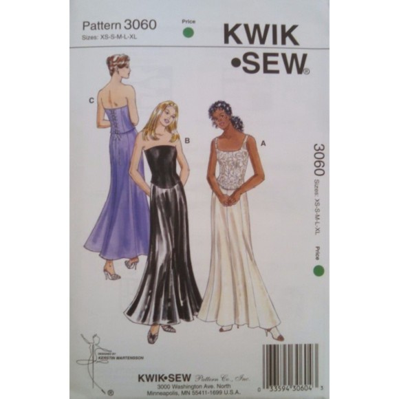 Kwik Sew | Office | Vintage 202 Kwik Sew Sewing Pattern 3060 Misses ...